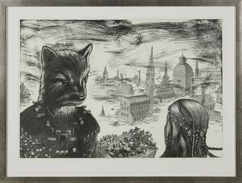 Ernst Billgren Vid Vägens Slut Etsning Signerad Ernst Billgren 111 225 Konst Grafik