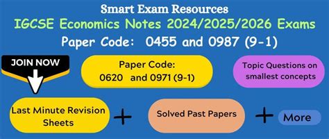 Igcse Economics Revision Notes Smart Exam Resources