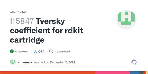 Tversky Coefficient For Rdkit Cartridge Rdkit Rdkit Discussion
