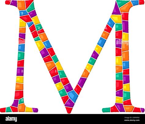 Block Letter M Cut Out Stock Images And Pictures Alamy