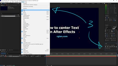 How To Center Text In After Effects