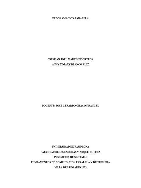 Programacion Paralela Pdf Red Neuronal Artificial Directorio