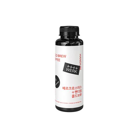 베르크로스터스x핸디엄 콜드브루 커피원액 300ml 핸디엄