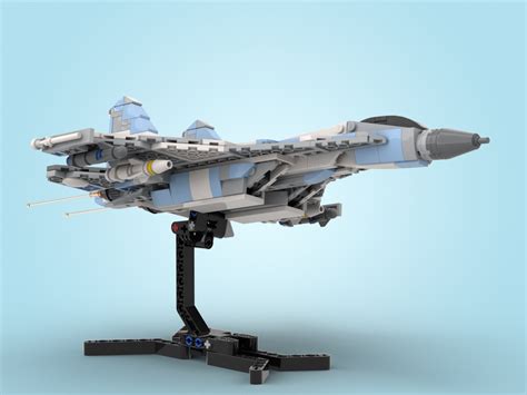 Lego Moc Su 35 Light Blue Camo 172 Scale By Abracadabrick