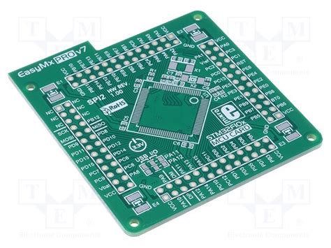 easymx pro v7 stm32 empty mcucard 100pin mikroe multiadapter
