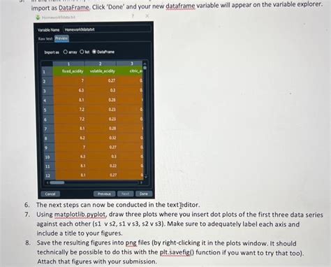 1 Import Pandas 2 In The Variable Explorer Tab