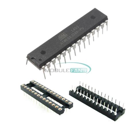 Atmega328p Pu With Arduino Uno Bootloader Atmel Dip28 Dip Socket £391 Picclick Uk