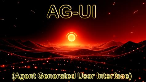 Ag Ui Agent Generated User Interface Novidades Surgem Todo Dia Na