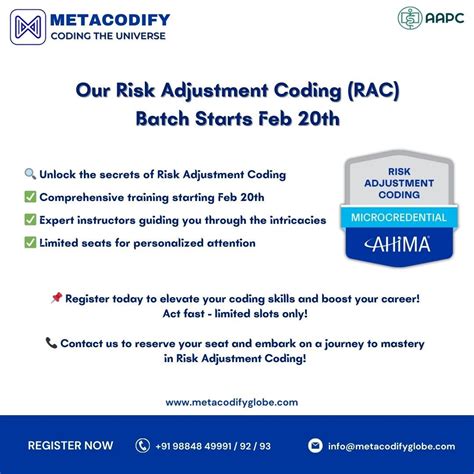 Metacodify On Linkedin Racbatch Riskadjustmentcoding