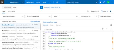Streamlined Code And Work Items Search Vsts Sprint 124 Update Microsoft Learn