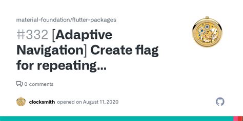 Adaptive Navigation Create Flag For Repeating Destinations In Menu