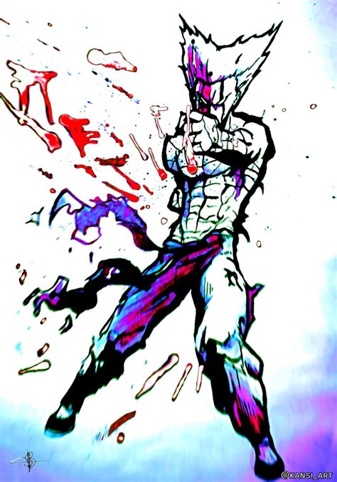 Garou Fanart Drawn By Me Ronepunchman