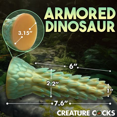 Stegosaurus Spikey Reptile Dildo She Pleases