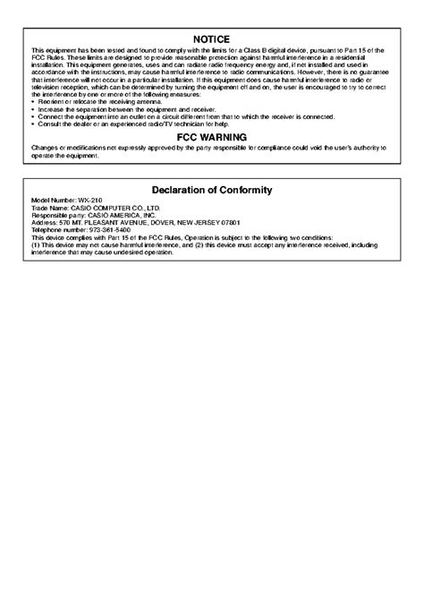 Casio Wk 210 Piano User Manual Service Manual Download Schematics