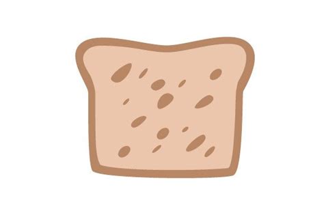 Slice Of Bread Sticker Svg Cut File By Creative Fabrica Crafts