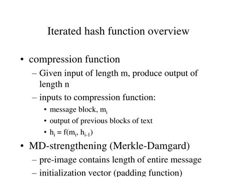 Ppt Hash Functions Powerpoint Presentation Free Download Id338647