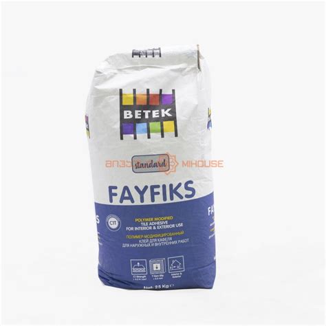 წებოცემენტი Betek Fayfiks 25კგ ლურჯი