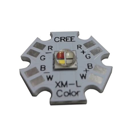 Cree Xlamp Xm L Rgbw Rgb White Warm White Color Led Emitter Mm Star Base In Led Bulbs Tubes