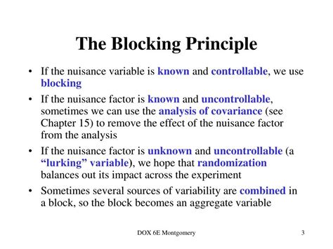 Ppt Design Of Engineering Experiments Part 3 The Blocking Principle