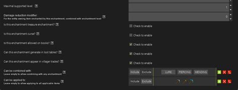 Mcreator 2022 3 Will Add Support To Not Only Include But Also Exclude Compatibility Of Items