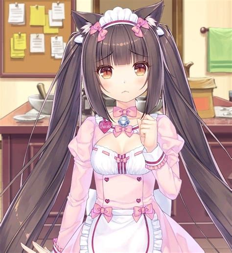 Chocola Некопара Аниме Сохраненные пины