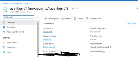 event grid topic created in 3 different regions each has no