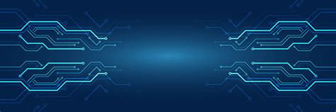 하이테크 회로 기판 설계 혁신 개념 추상적 미래 지향적 인 넓은 통신 벡터 일러스트레이션 파란색 배경에 공상 과학 기술 0명에 대한 스톡 벡터 아트 및 기타 이미지 Istock