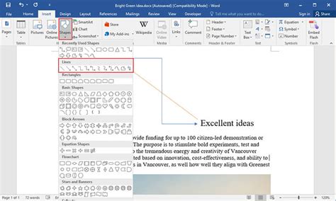 How To Draw A Line In Word Wondershare PDFelement