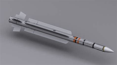3d Model French Mbda Mica