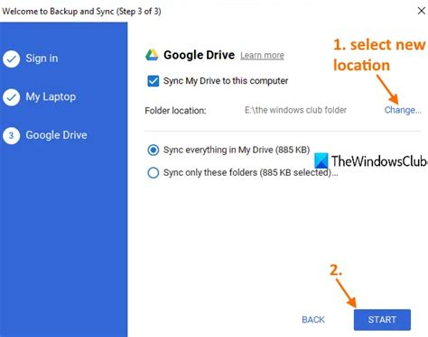 How To Change Location Of Google Drive Folder In Windows