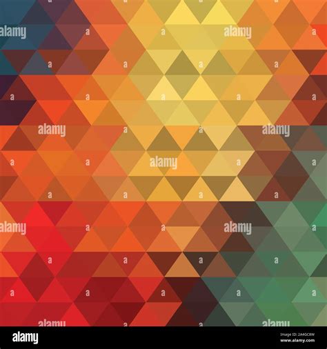 Pattern Of Geometric Shapes Triangles Texture With Flow Of Spectrum Effect Geometric