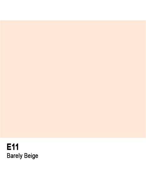 Copic E11 Barely Beige Sketch Marker Scrapbook Centrale