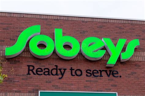 Sobeys Grocery Store Sign Editorial Stock Image Image Of Scotia