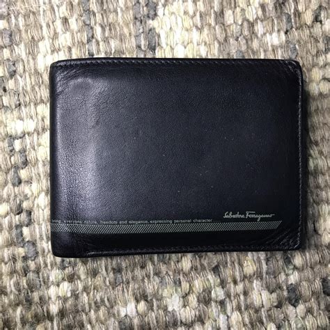 Salvatore Ferragamo Mens Leather Wallet Leather Depop