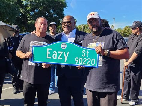Pics The Iconic Late Eazy E Honored With His Own Street In Compton West Coast Styles