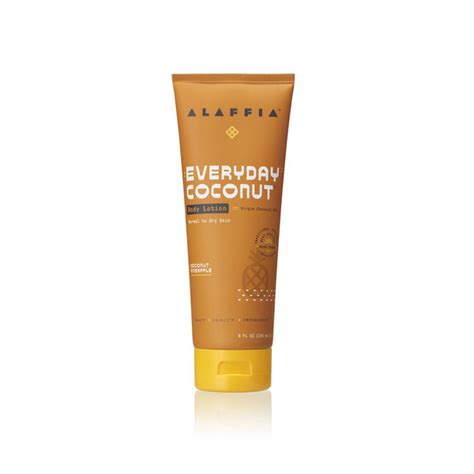 Alaffia Everyday Coconut Body Lotion Coconut Pineapple 8 Fl Oz