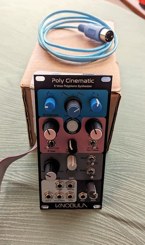 Knobula Poly Cinematic 8 Voice Polyphonic Synthesizer Reverb