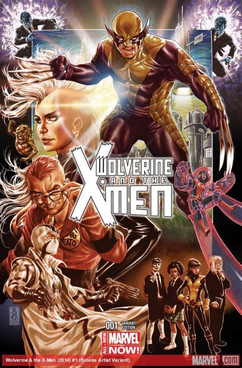 Wolverine And The X Men 2014 1 Cover Artist Mark Brooks Wolverine