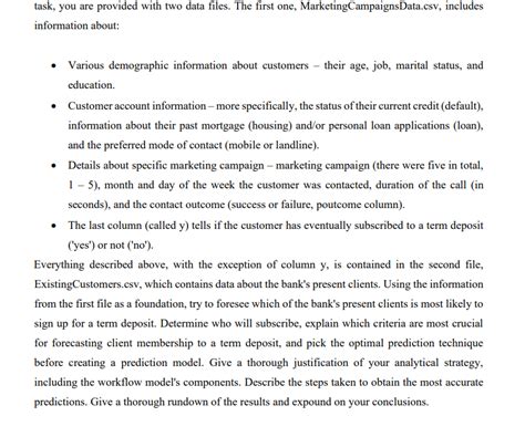 Solved Task You Are Provided With Two Data Files The First