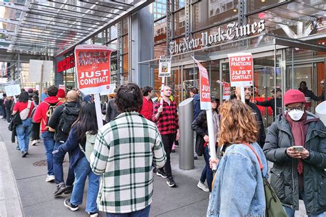The New York Times The Nyt Tech Guild Is On Strike—and Its Upending