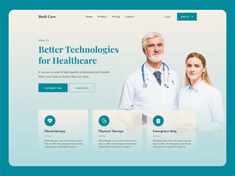 Hospital Landing Page Designs Themes Templates And Downloadable
