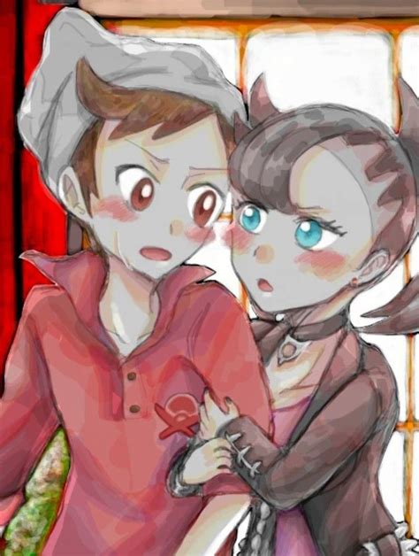 Pin En Pokemon Marnie X Victor