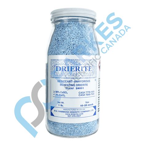 Drierite Indicating Desiccant 10 20 Mesh 1 Lb Parkes Scientific