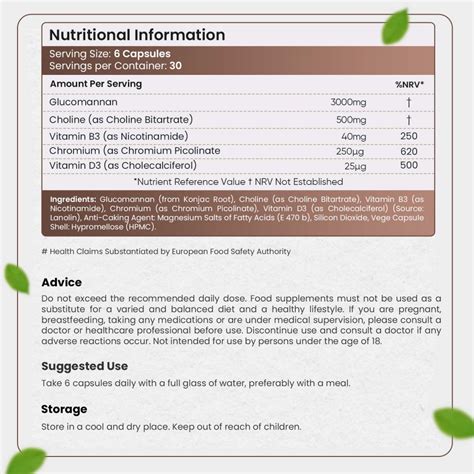 Glucomannan Complex 3000mg 180 Capsules Weightworld Uk