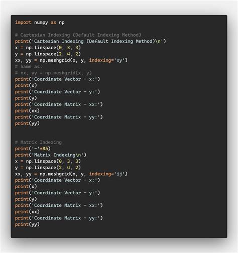 NumPy Meshgrid A Simple Guide With Video Be On The Right Side Of Change