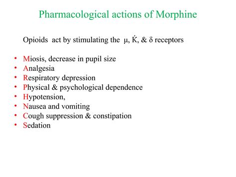 5 Opioid Analgesics Ppt