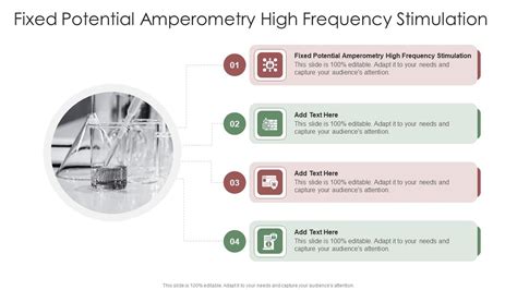 Fixed Potential Amperometry High Frequency Stimulation In Ppt Powerpoint Presentation Slide