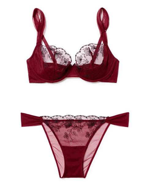 Sofia Dark Red Contour Bra 30a 38dd Adore Me