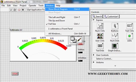 Labview Arduino Voltímetro