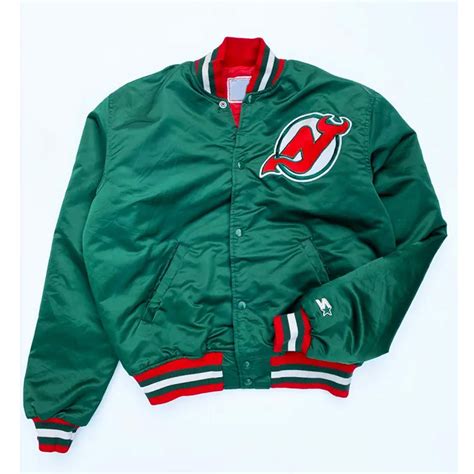 Starter Bomber 90s New Jersey Devils Green Jacket
